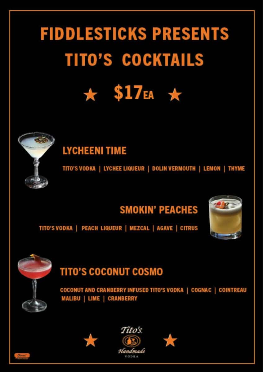 Fiddlesticks Restaurant and Bar - Christchurch New Zealand